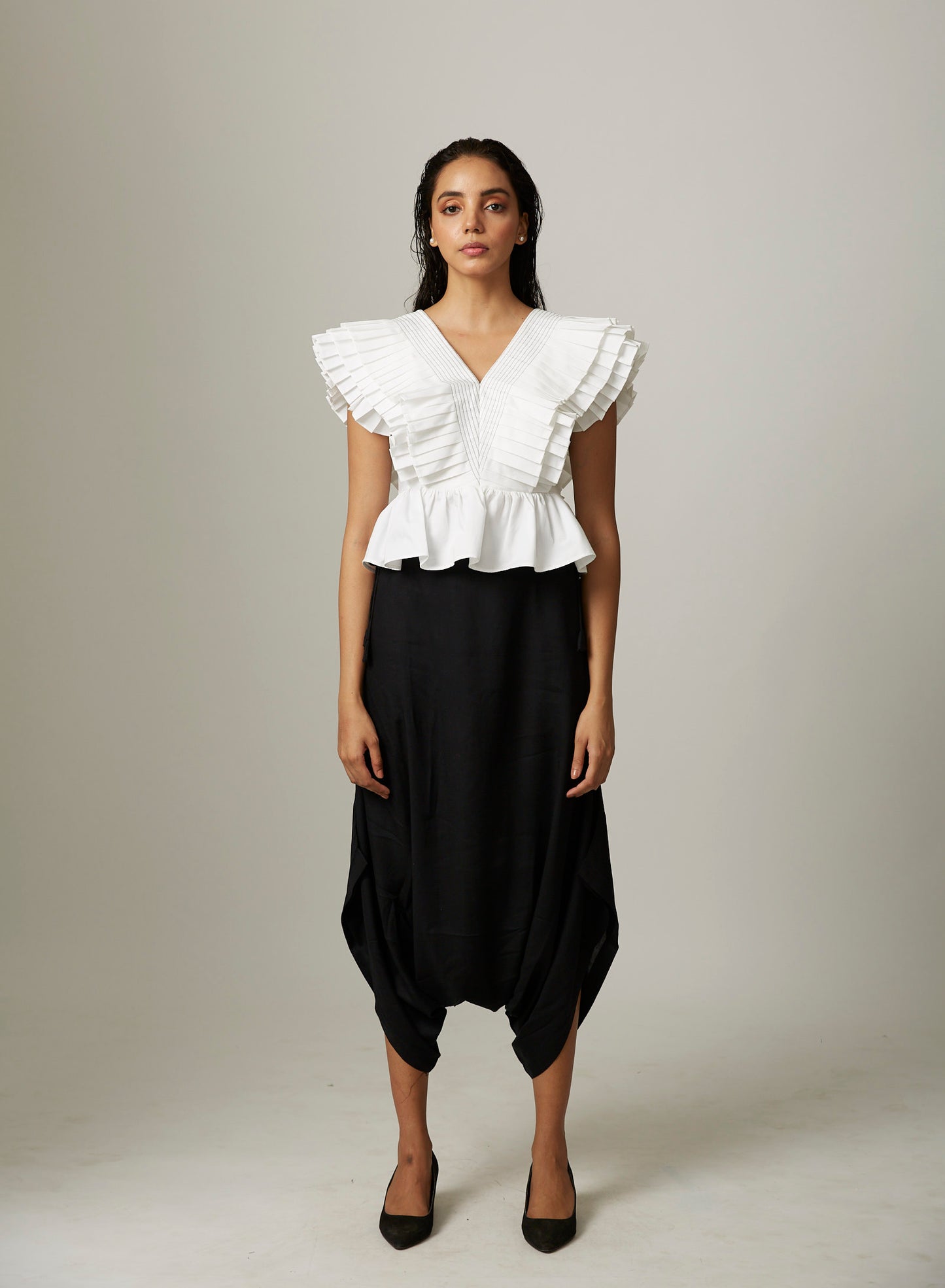 Pleated Drama Peplum – Escape By Aishwarya