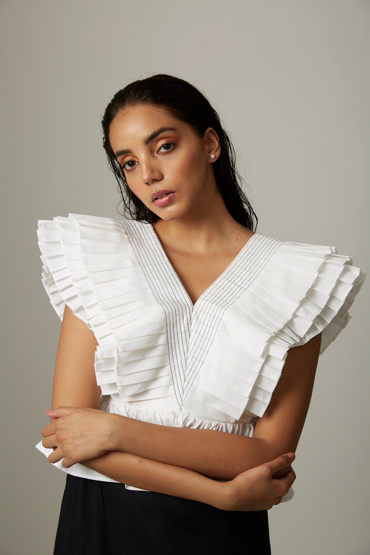 Pleated Drama Peplum – Escape By Aishwarya
